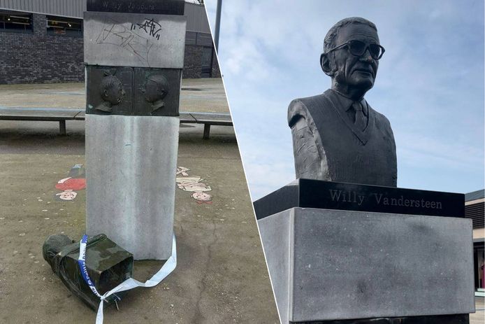 Ereburger Willy Vandersteen waakt weer over zijn plein | Kalmthout | hln.be