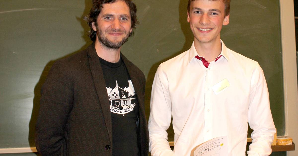 Roeland Van Haecke wint Fysica Olympiade | Aalter | hln.be