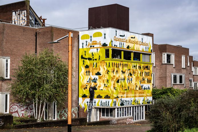 Muurschildering over Operatie Market Garden: ‘Het was natuurlijk een ...