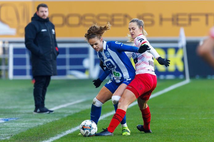 Pauline Windels (SV Zulte Waregem) na 1-0-verlies bij AA Gent Ladies ...