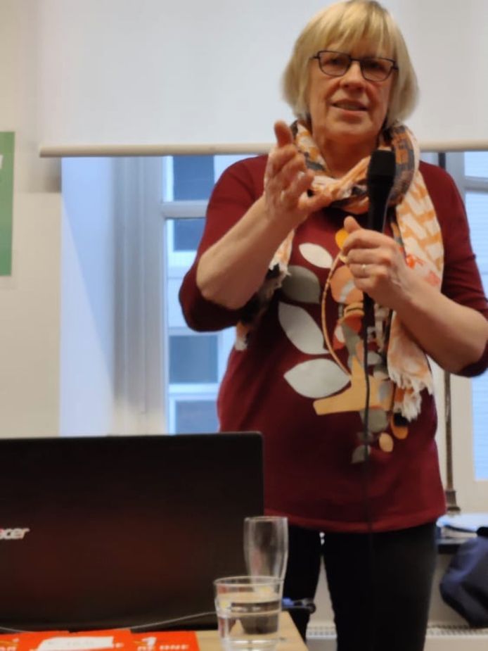 Federaal parlementslid Maria Vindevoghel te gast op eerste ledenfeest ...