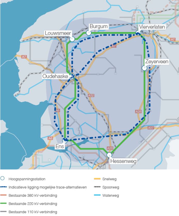 Het elektriciteitsnet begeeft het bijna: is een nieuwe stroomsnelweg vanuit de Noordoostpolder ...