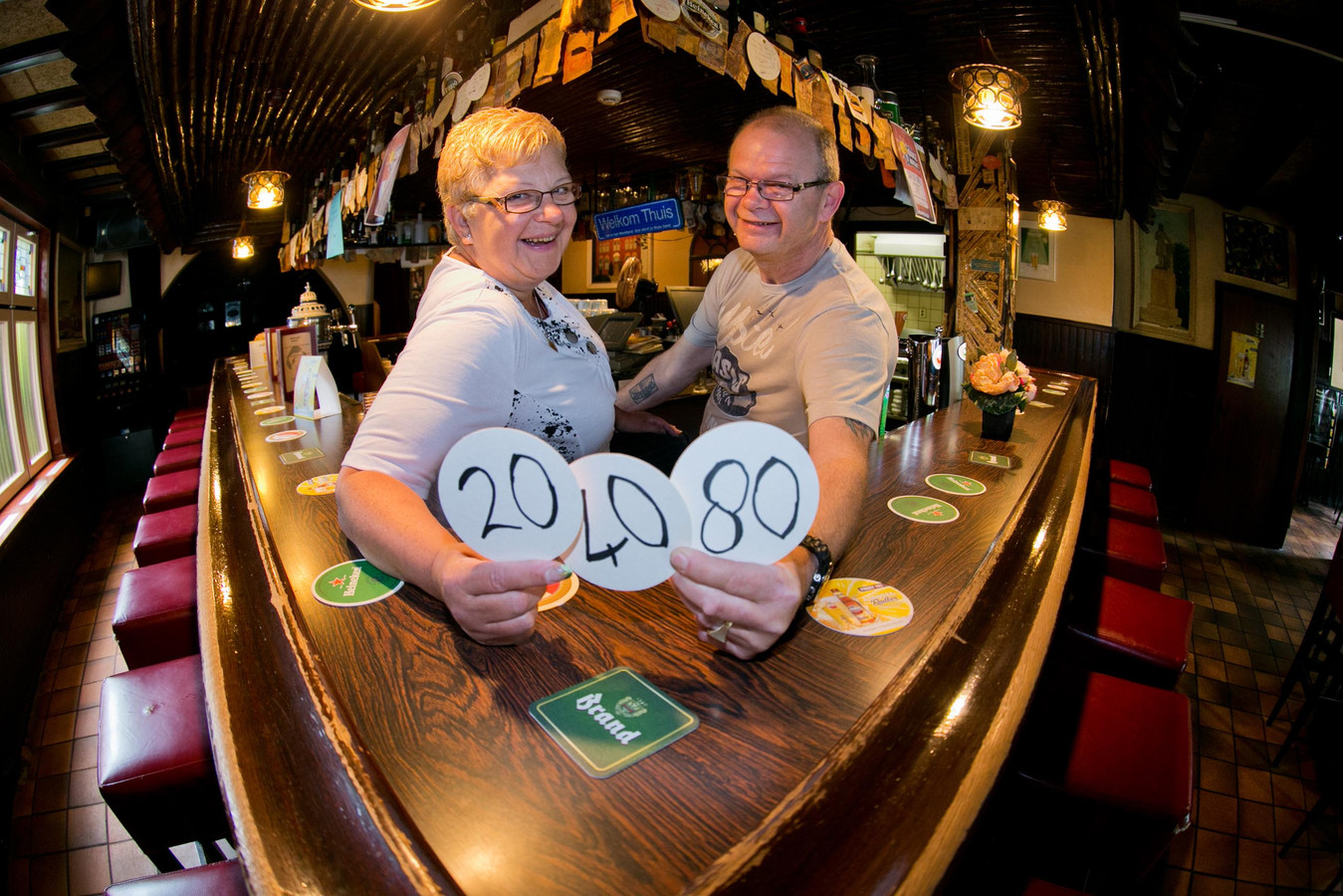 Elly en Henk hadden kroeg in De Luifel, maar hebben er nu een ...
