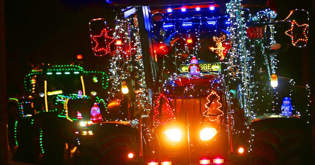 Feeërieke lichtstoet van tractoren trekt door straten van Affligem | Affligem | hln.be