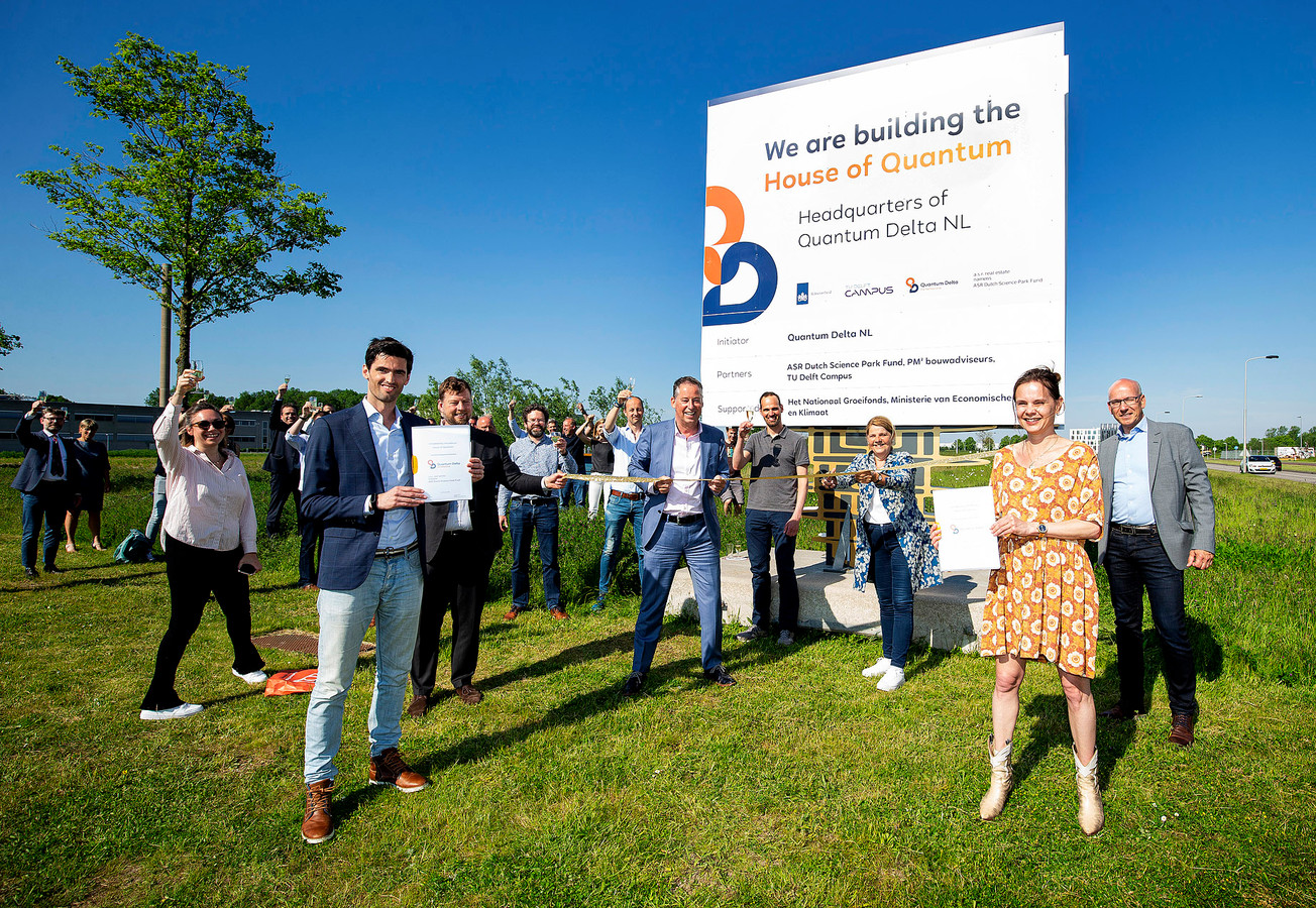 Nationaal ‘House of Quantum’ op campus van de TU Delft | Foto | AD.nl