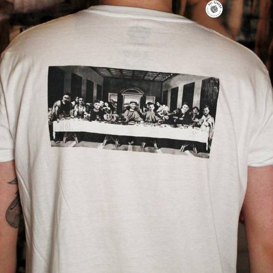 Barbier steunt Osse horeca met eigen versie van Het Laatste Avondmaal ...