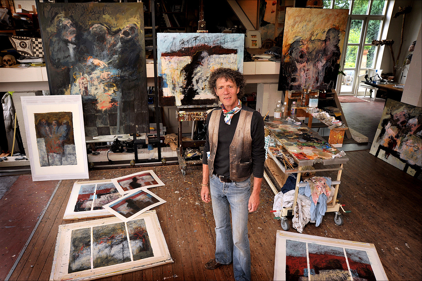 Dionne Stax, Wim Hillenaar, Richard Smeets; het Elzendaalcollege bracht ...