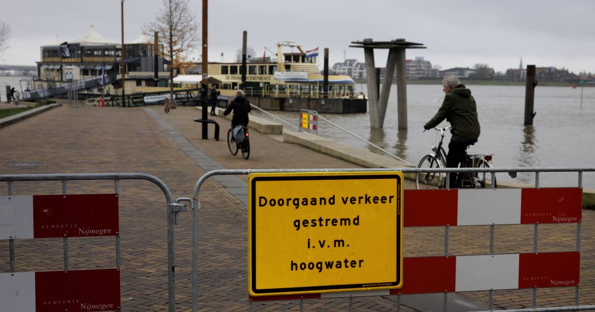 Hoogwatergolf: flinke stijging waterstand rivieren, in weekend meer regen en af en toe zon ...