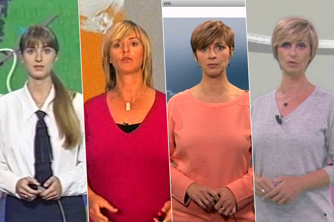 IN BEELD. Vandaag 30 jaar weervrouw: Sabine Hagedoren door de jaren ...