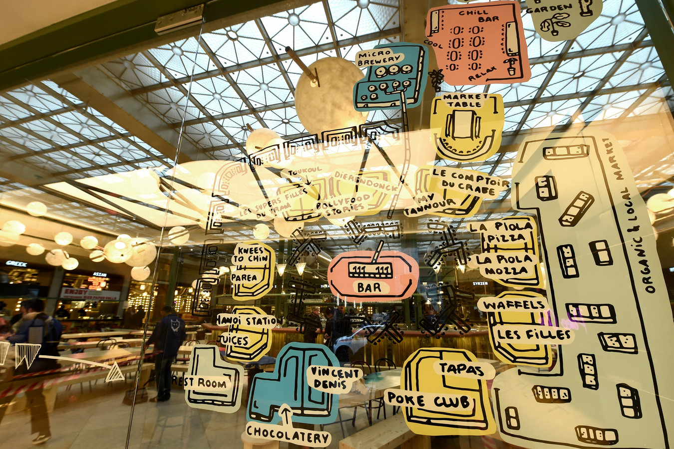 “Wolf”, le premier food market de Bruxelles, ouvre ses portes | Foto ...