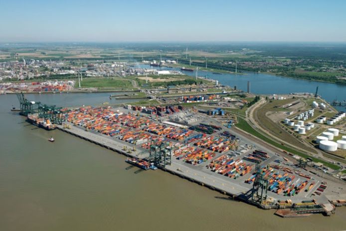 Antwerpse haven bouwt volledig nieuwe kaaimuur voor Europa Terminal ...