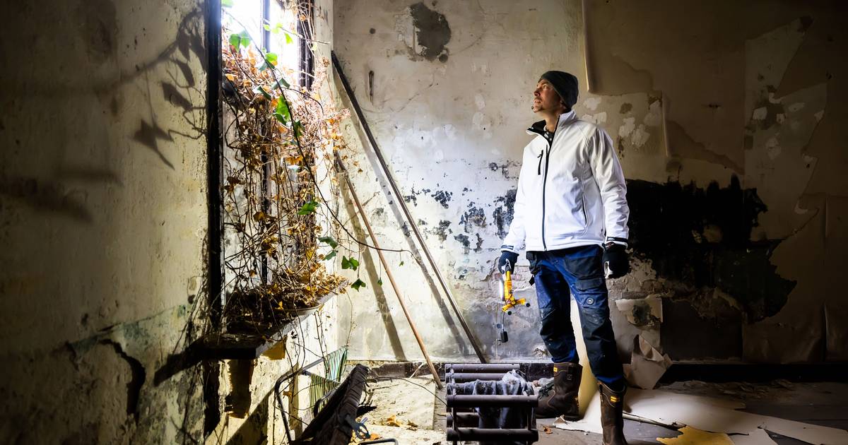 Dakloze Jochem doet het gewoon: een al veertig jaar leegstaande woning ...