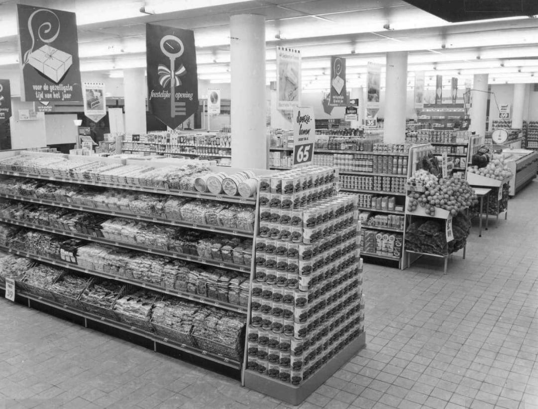Terug in de tijd: zo zag de Albert Heijn Daalseweg er in 1963 uit ...