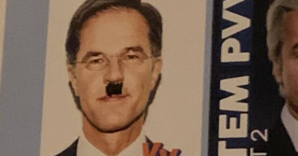 Gemeente verwijdert posters van VVD-lijsttrekker Mark Rutte met ...