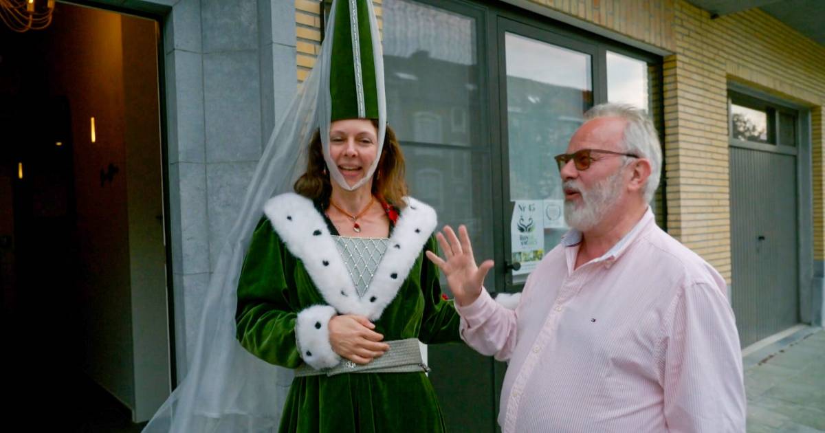 Griet zorgt in ‘Met vier in bed' voor een wel heel bijzonder welkom ...